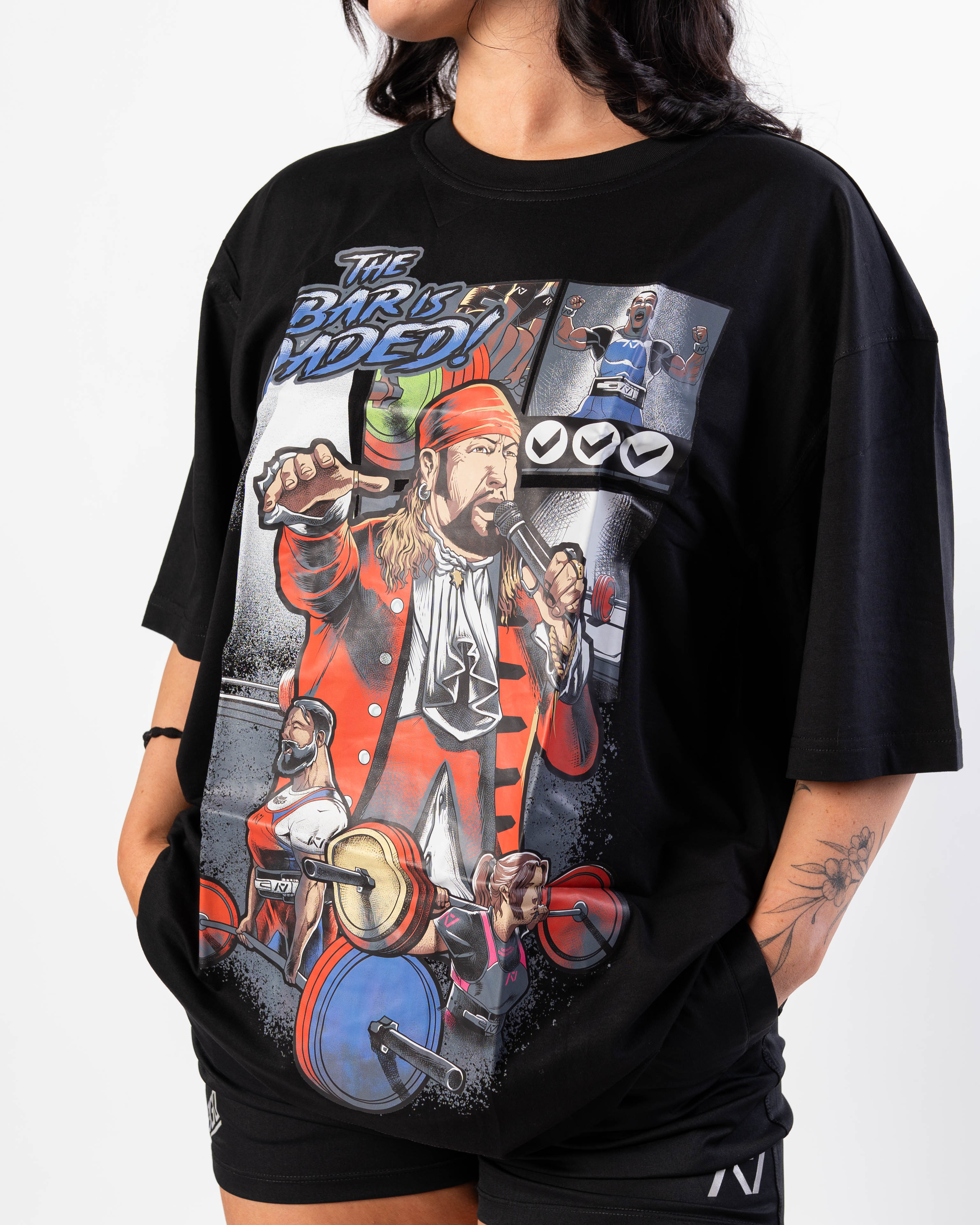 Geno - The Bar Is Loaded - Over-Fit Unisex Non Bar Grip Shirt | A7 ...